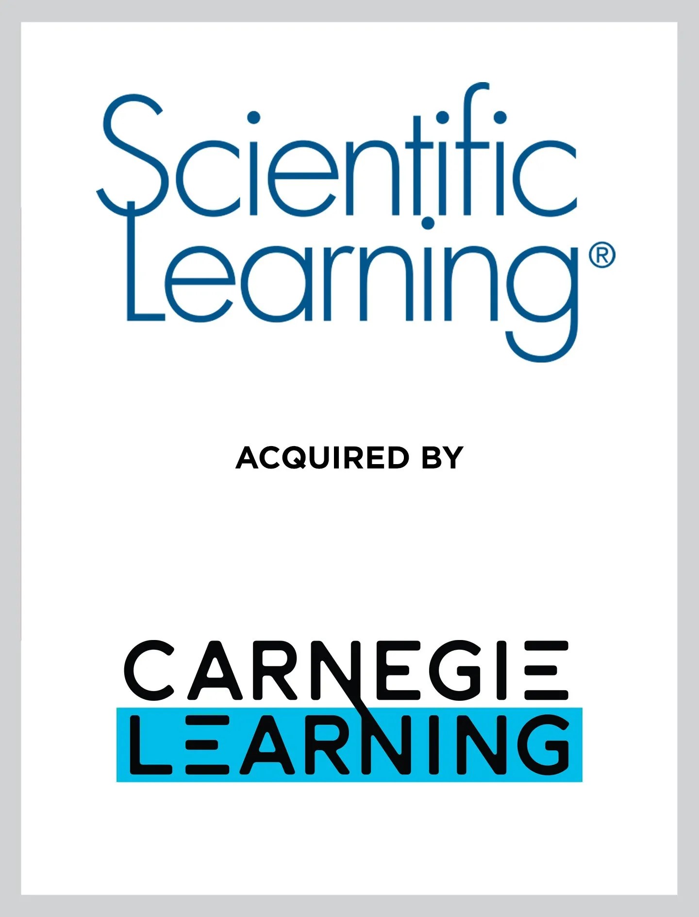 Cherry Tree Advises Scientific Learning on their Sale to Carnegie ...