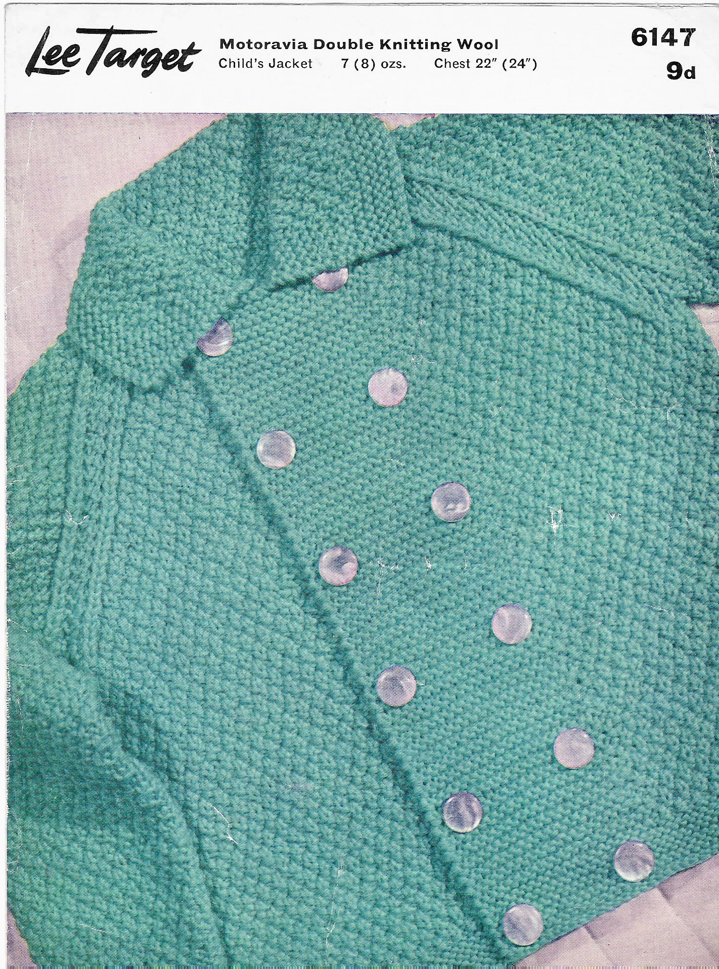Lee Target No.6147 – Child’s Jacket | Cherry Vintage Patterns