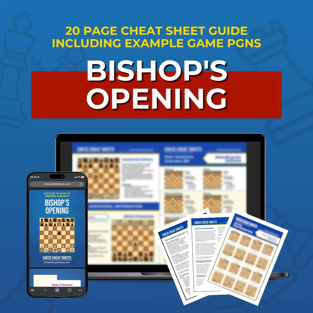 Bishop S Opening Chess Opening Cheat Sheet Interactive And Printab