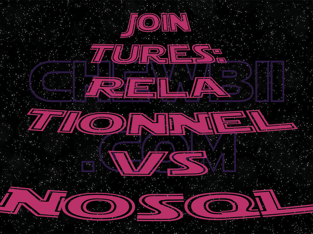 Jointures Rel vs NoSQL : vidéo corrections – Chewbii.com