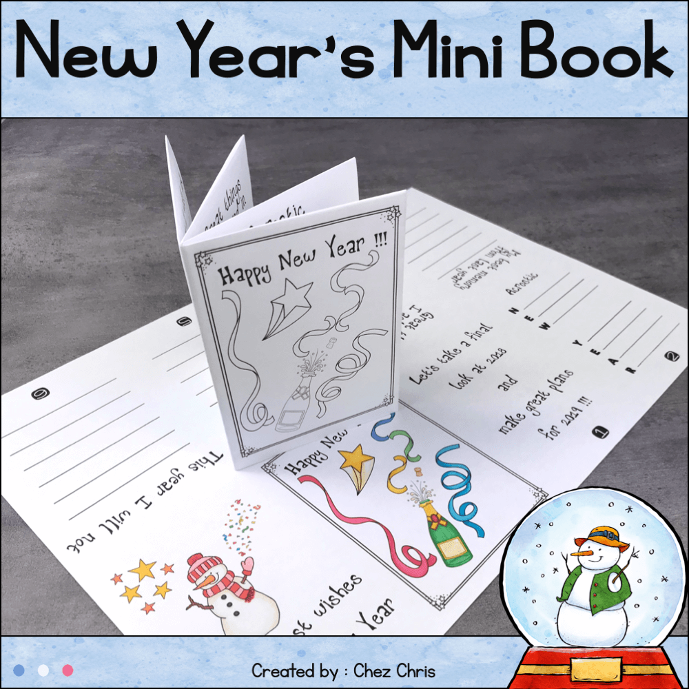 New Year's mini book - Chez Chris Resources