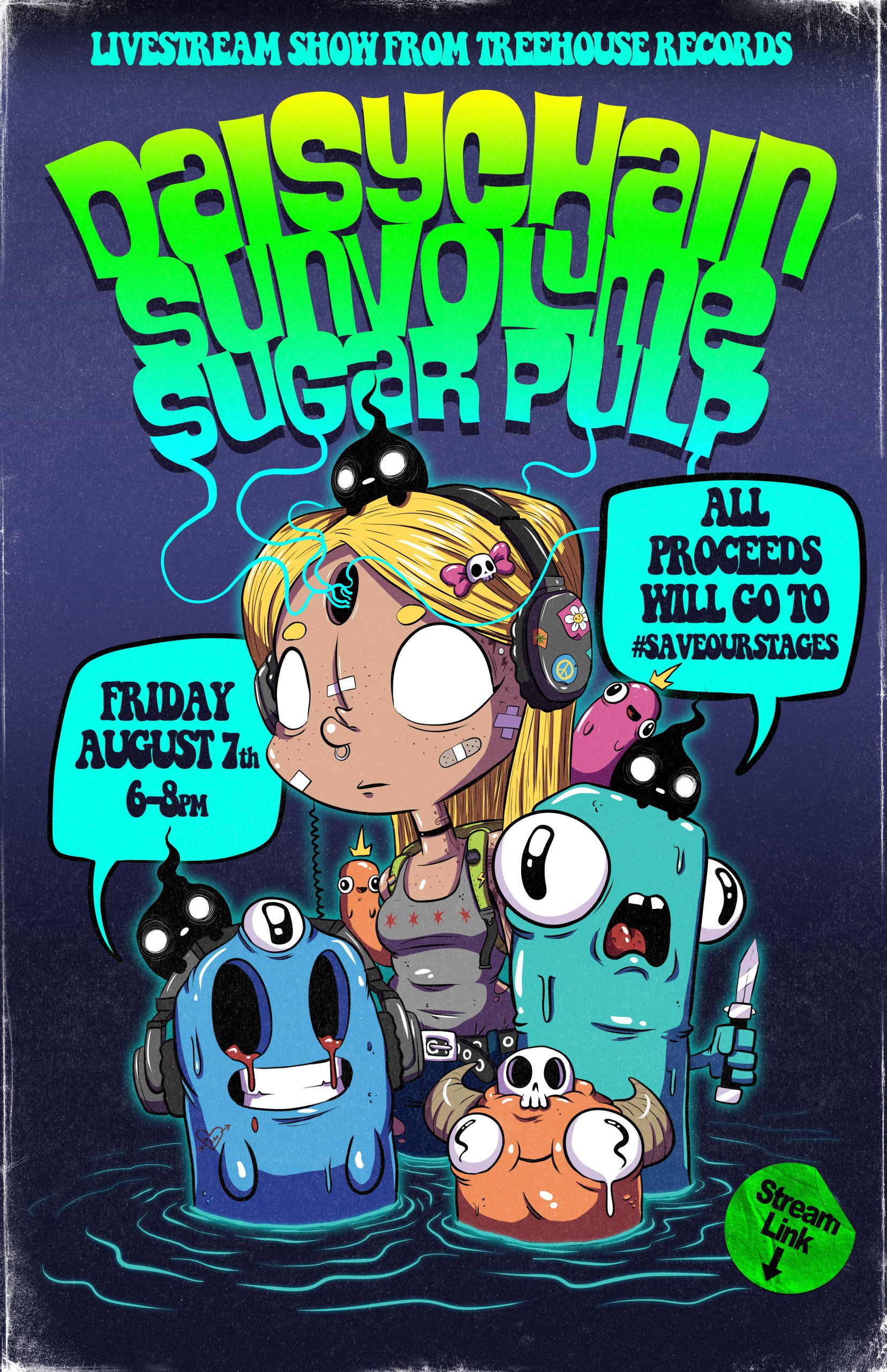 Demons of drip on the gig poster of the week - Chicago Reader