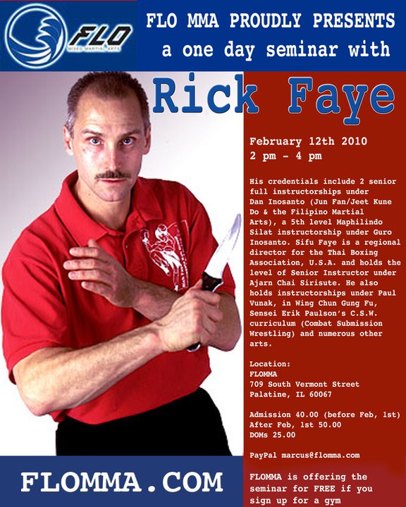 Rick Faye Coming to FLO MMA