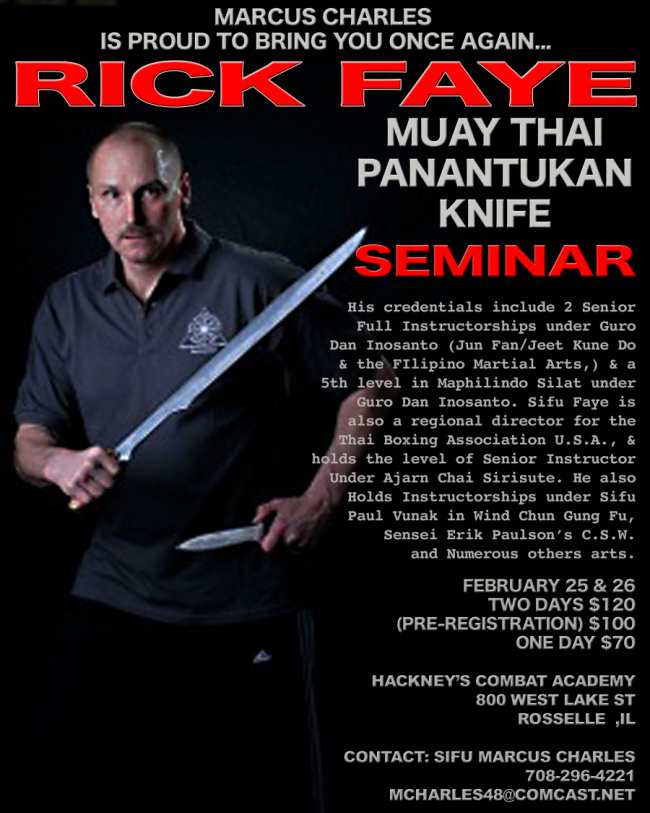 Rick Faye Two-Day Seminar at Hackney's | Chicago's MMA