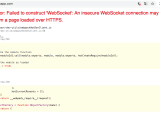Securityerror Failed To Construct Websocket An Insecure Websocket