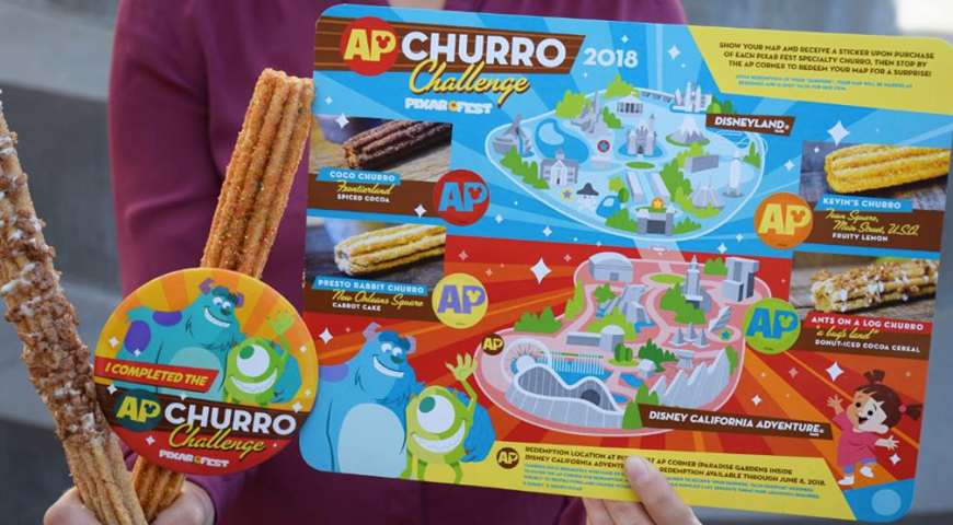 Passholders Churro Challenge at Pixar Fest! | Chip and Company