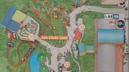 New Toy Story Land Park Maps Have Arrived At Hollywood Studios | Chip ...