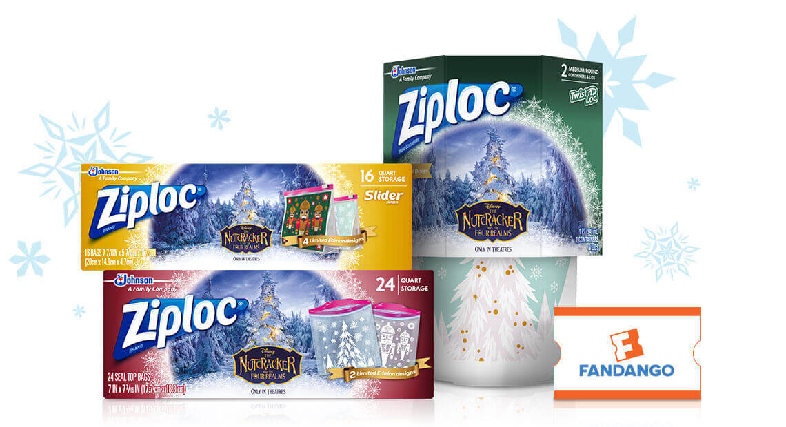 New Holiday Ziploc Products Featuring Disney's Nutcracker | Chip and ...