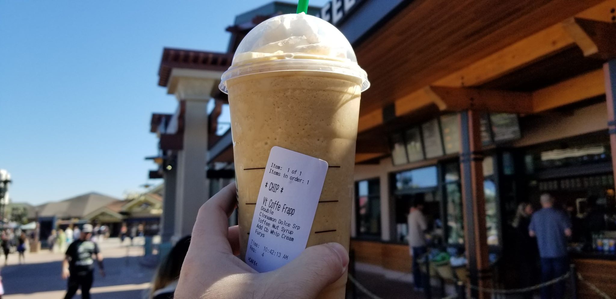 New Captain Marvel Themed Drinks At Starbucks In Disney Springs | Chip ...
