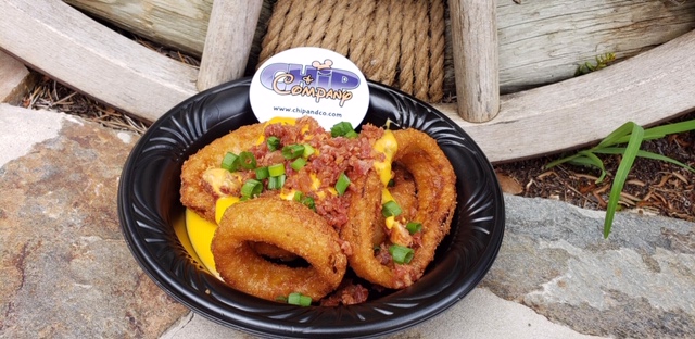 New Loaded Onion Rings At Golden Oak Outpost | Chip and Company