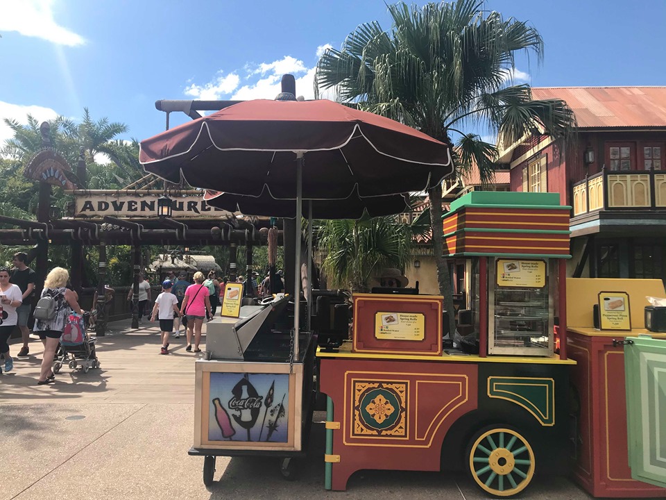 Magic Kingdom Spring Roll Cart Moved to a New Location | Chip and Company