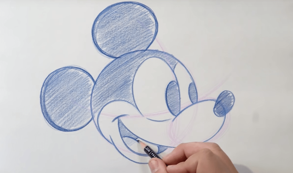 Learn To Draw Mickey Mouse! | Chip and Company