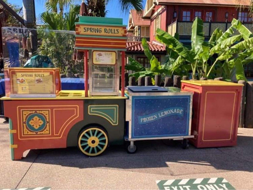 Spring Rolls Cart In The Magic Kingdom Now Offers 1 Of Each Option ...