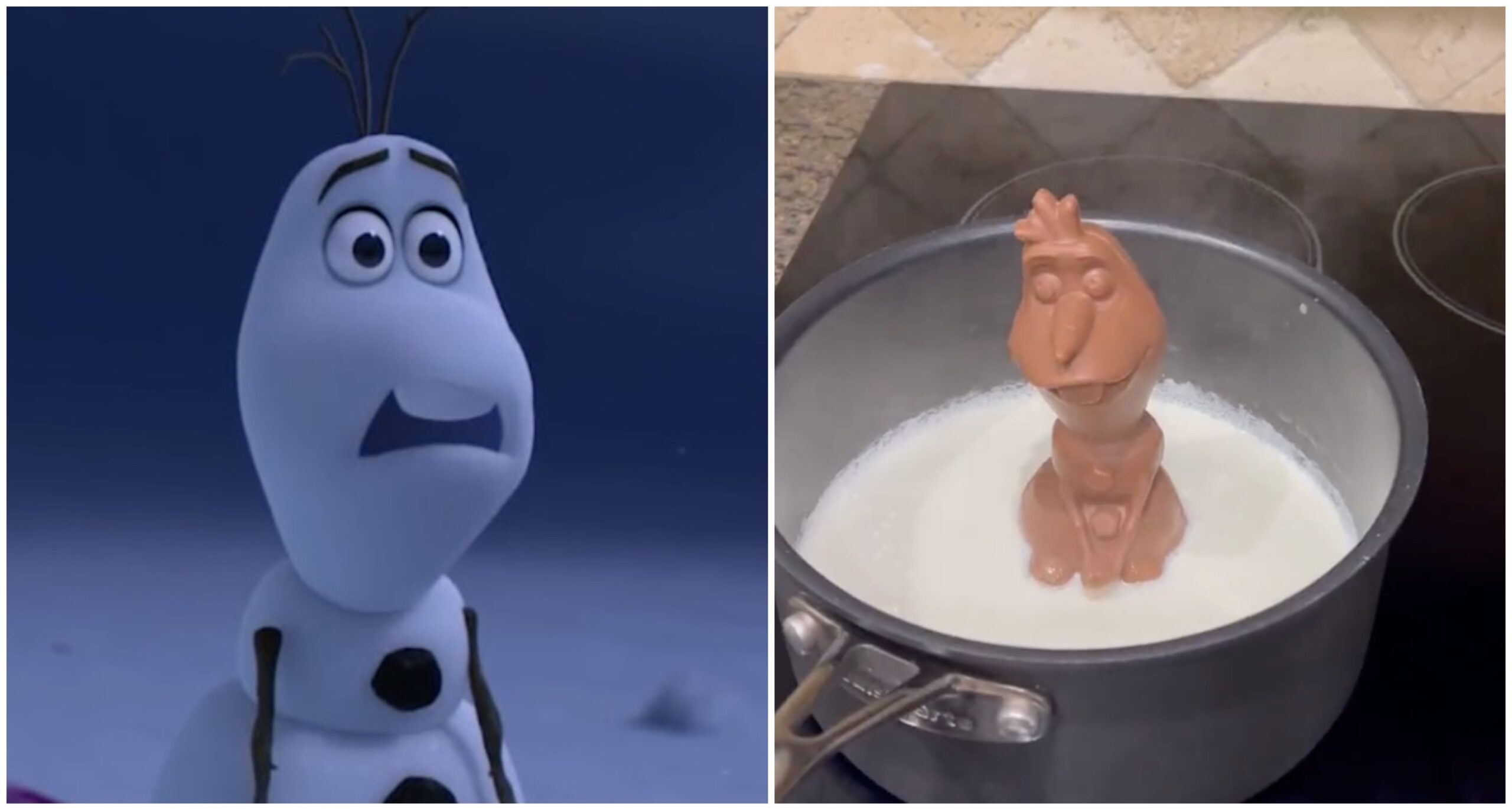 Josh Gad Shares Hilarious Video Featuring The Ganchery Olaf Hot Cocoa ...