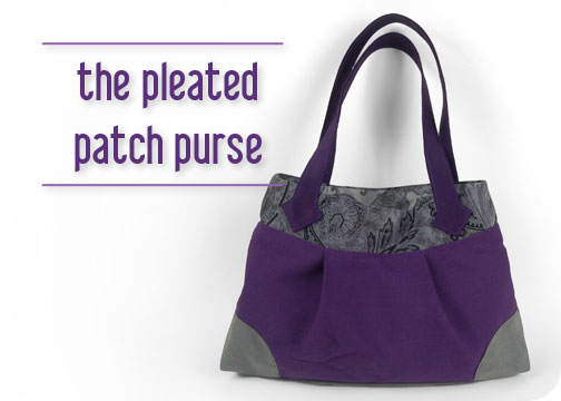 Freebie Friday! The Pleated Patch Purse – Sew Desu Ne?