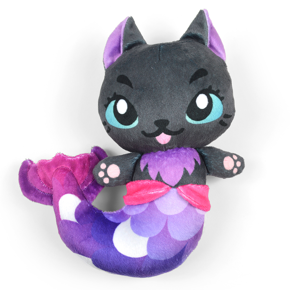 Cut & Sew Mer-kitty Plush Black – Sew Desu Ne?