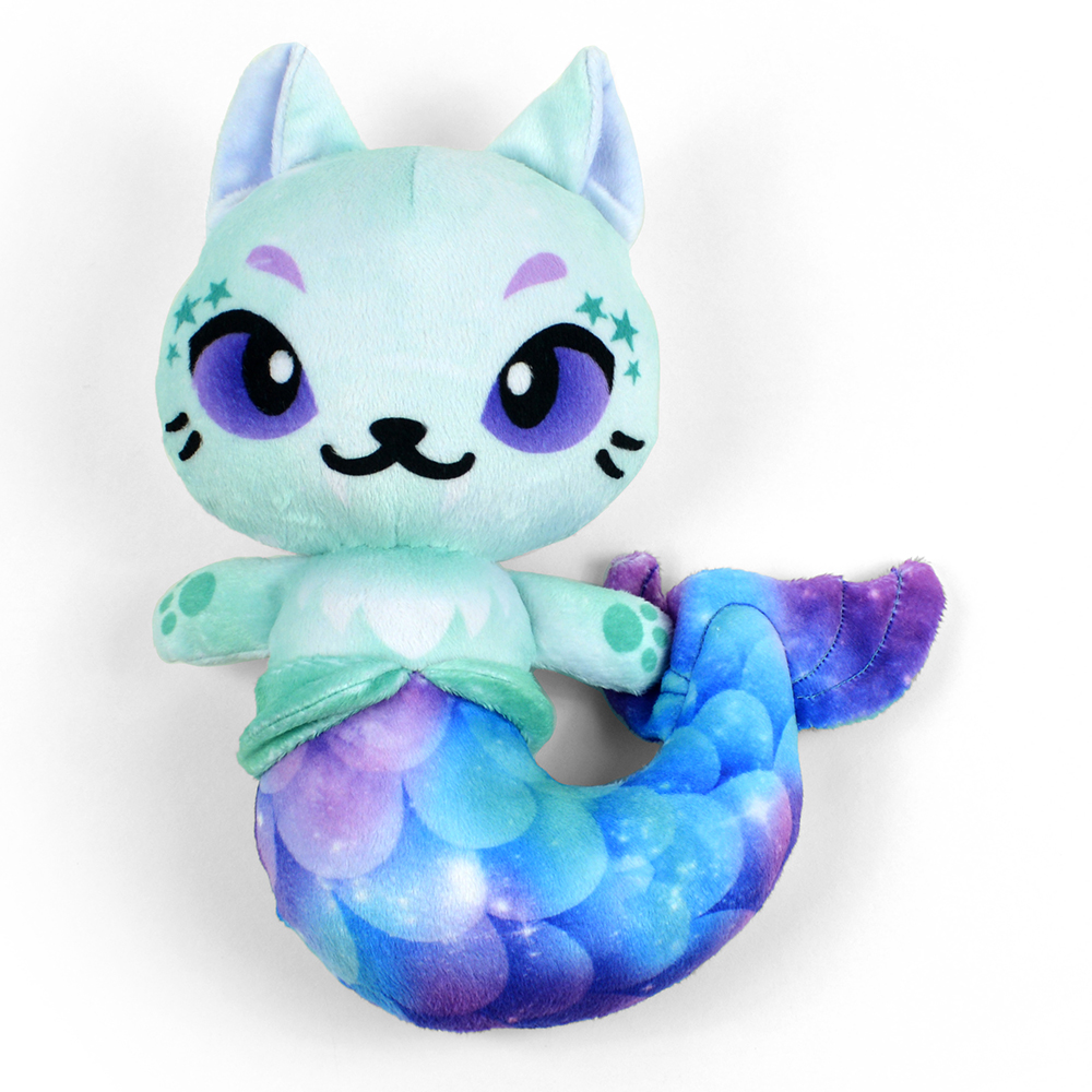 Cut & Sew Mer-kitty Plush Galaxy Teal – Sew Desu Ne?