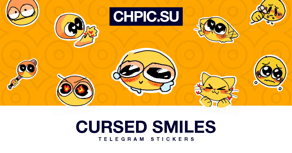 28 Telegram Sticker 豫 From ﾂｫcursed Smilesﾂｻ Pack