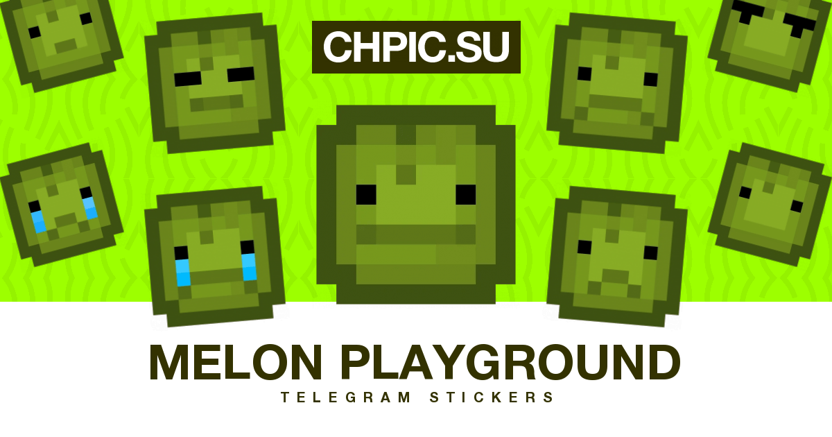 9 Telegram Sticker From Melon Playground Pack