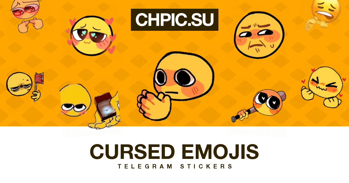 Cursed Emojis Telegram Stickers