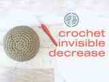 Invisible Decrease Crochet Tutorial Inv Dec Christacodesign