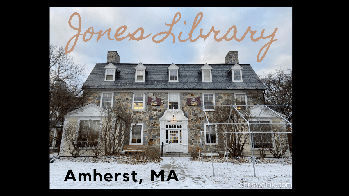 Library Stop: Jones Library, Amherst, MA • Stay Curious · Chris Wolak