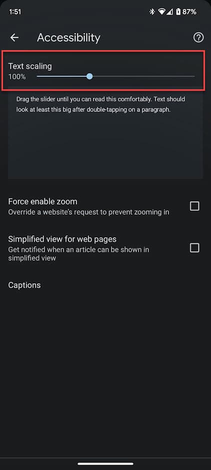 How To Make Website Text Larger On Android Chrome Story