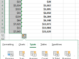 How To Use The Quick Analysis Tool In Excel Chronicles Of Data