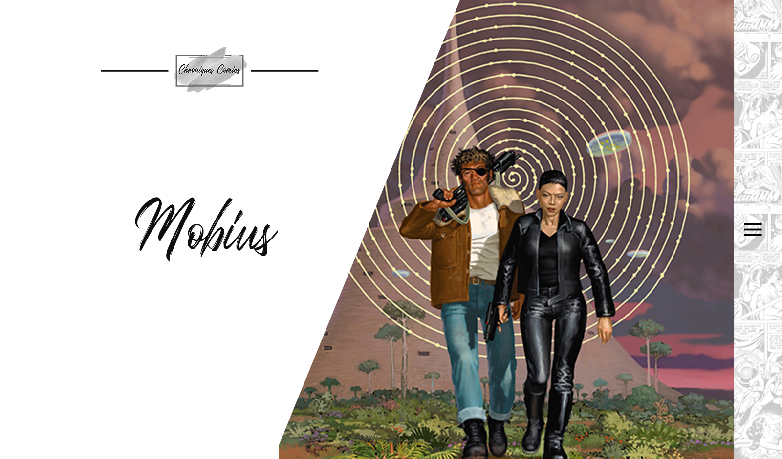 Mobius Tome 1 : Les Fils du Vent - Chroniques Comics