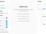Github Cards 用精美卡片呈現在 Github 所獲得的成就數據 可選顯示內容與卡片樣式 關鍵應用