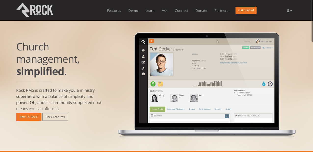 Rock RMS Review - Church Communications