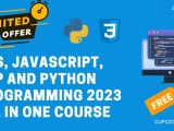 Css Javascript Php And Python Programming 2023 All In One Course