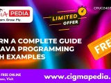 Learn A Complete Guide To Java Programming With Examples Free Udemy