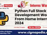 Python Full Stack Development Work From Home Internship 2024 How To
