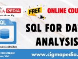 Sql For Data Analysis Free Online Course Cigma Pedia
