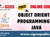 Object Oriented Programming In Java Free Online Course Cigma Pedia