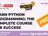Learn Python Programming The Complete Course For Success Free Udemy