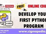 Develop Your First Python Program Free Online Course Cigma Pedia