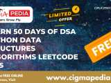 Learn 50 Days Of Dsa Python Data Structures Algorithms Leetcode 2025