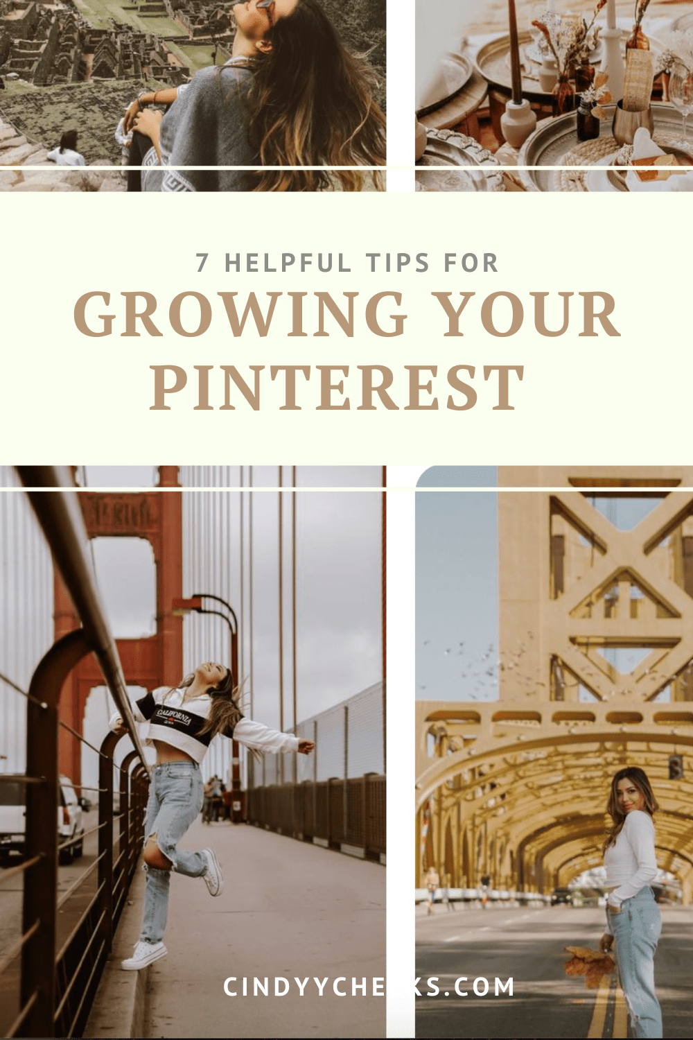 7 Helpful Tips For Growing Your Pinterest | cindyycheeks