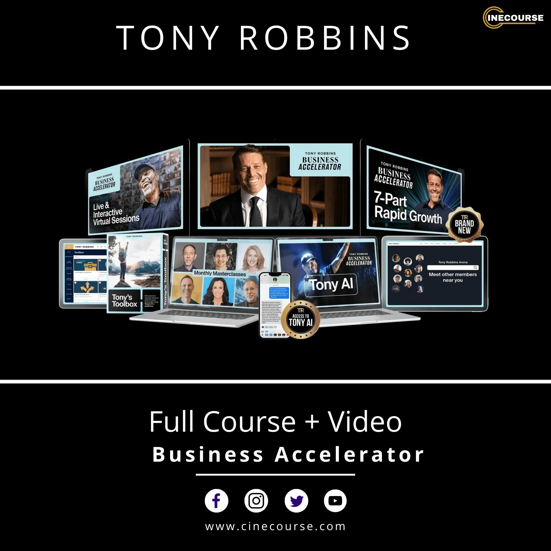 Tony Robbins Business Accelerator Course 2025 Cinecourse