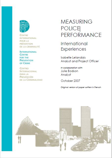 Measuring Police Performance – International Centre for the Prevention ...