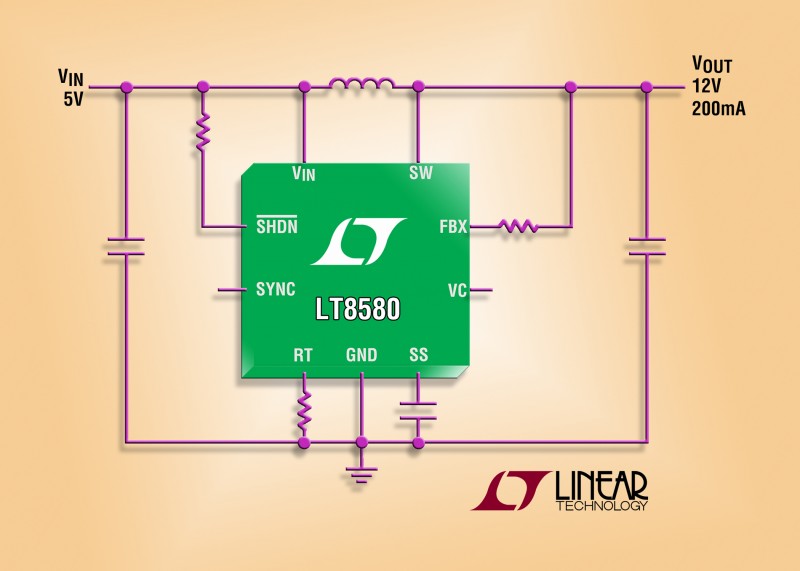 LT8580 Boost/SEPIC/Inverting DC/DC Converter - Circuit Cellar