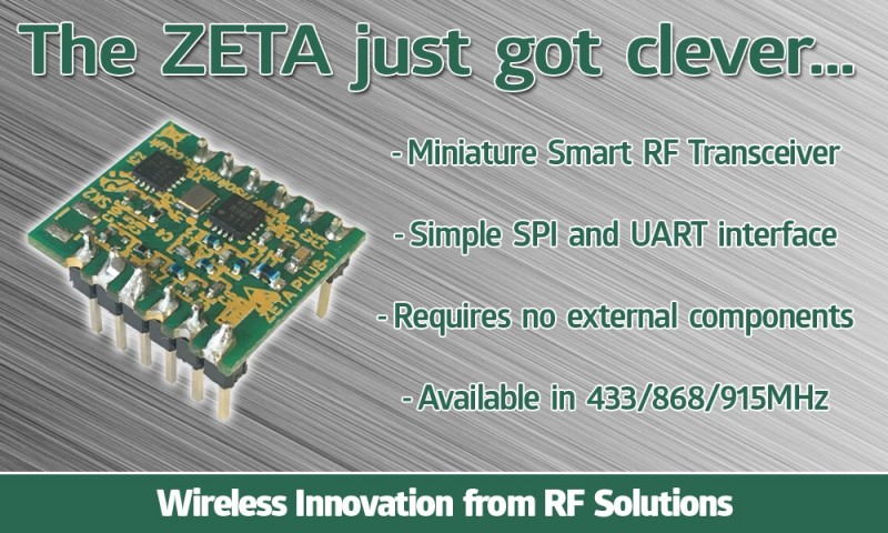 High-Performing, Intelligent Wireless Transceiver Module - Circuit Cellar