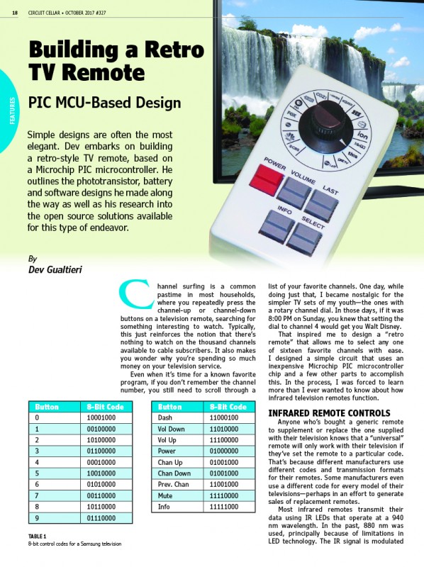 FREE Sample Issue - Oct. 2017 - Circuit Cellar