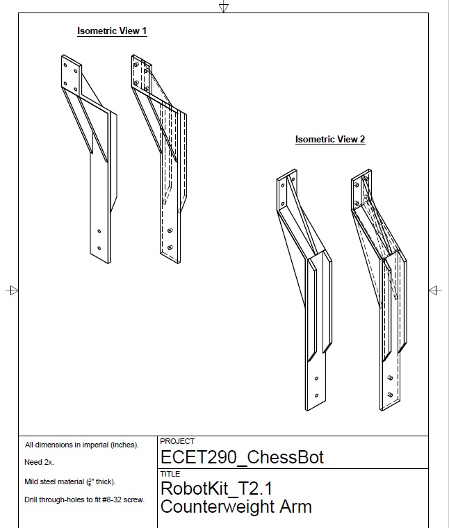 Project Chess Bot Mechanical Drawings - Circuit Cellar