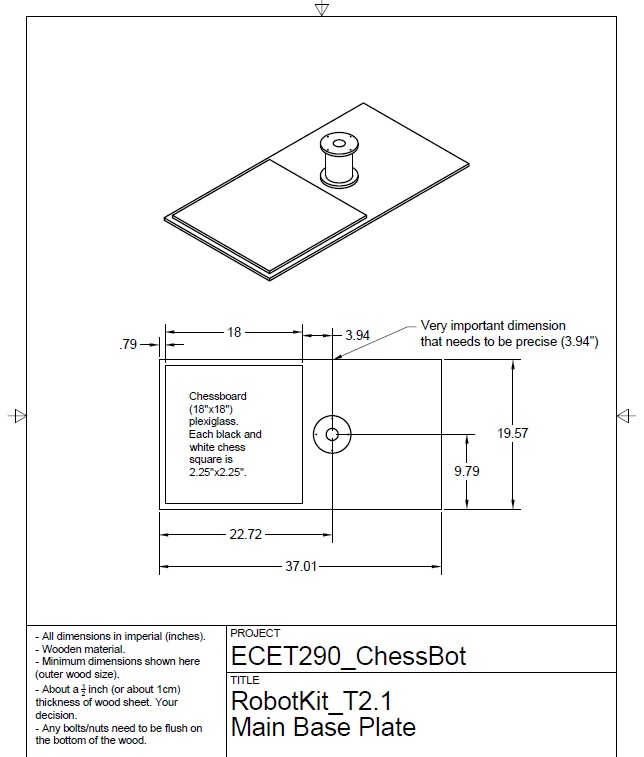 Project Chess Bot Mechanical Drawings - Circuit Cellar