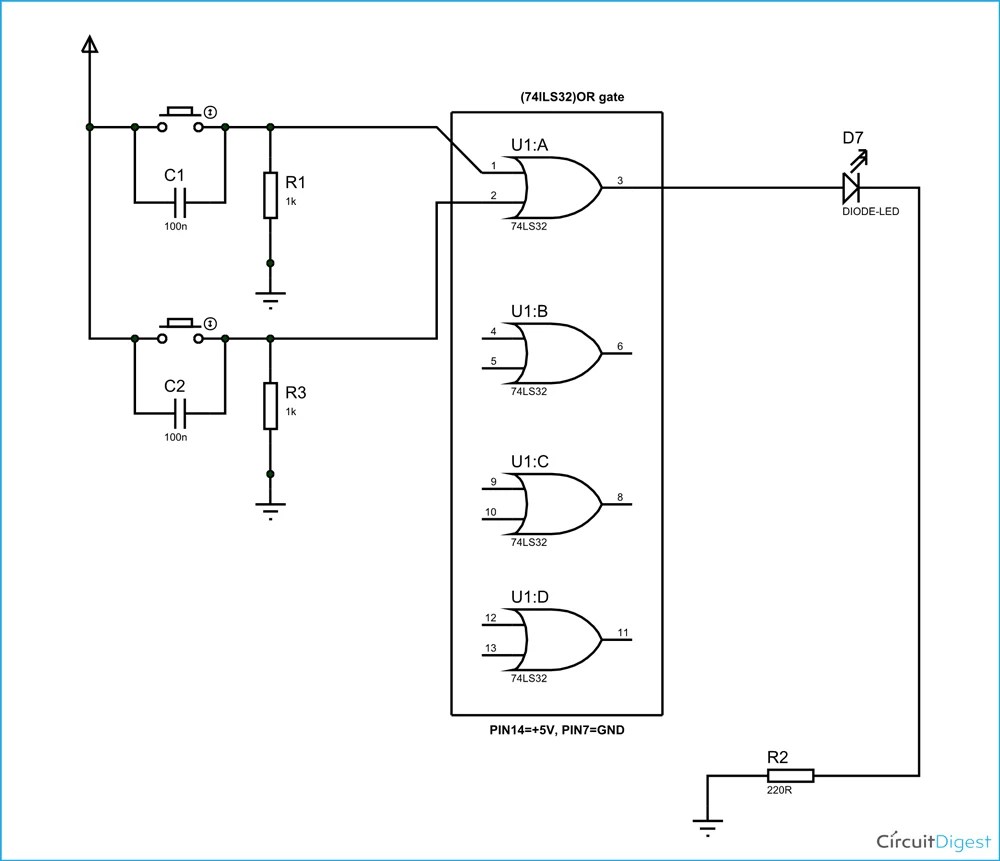 Circuit Diagram Of Logic Gates