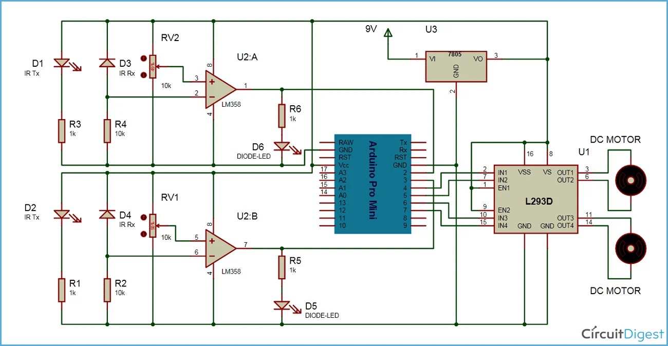 How To Draw Circuit Diagram For Arduino