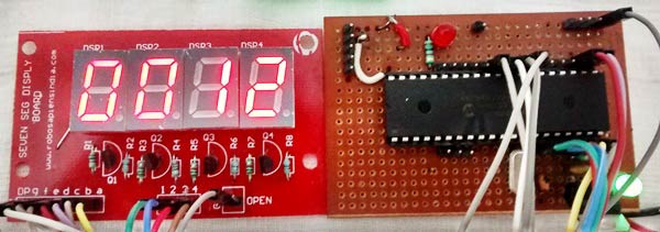 3 Digit 7 Segment Display Counter Circuit